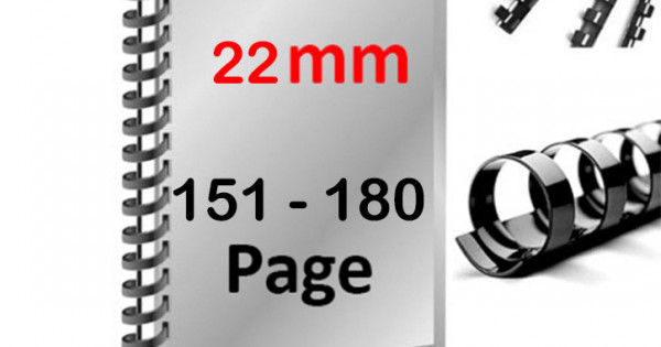 مشط بلاستيك 151-180 ورقة مقاس MM 22